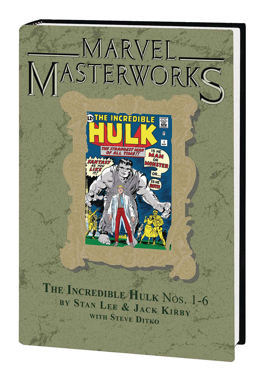 Marvel Masterworks Incredible Hulk Vol 1 HC Variant Dust Jacket ...