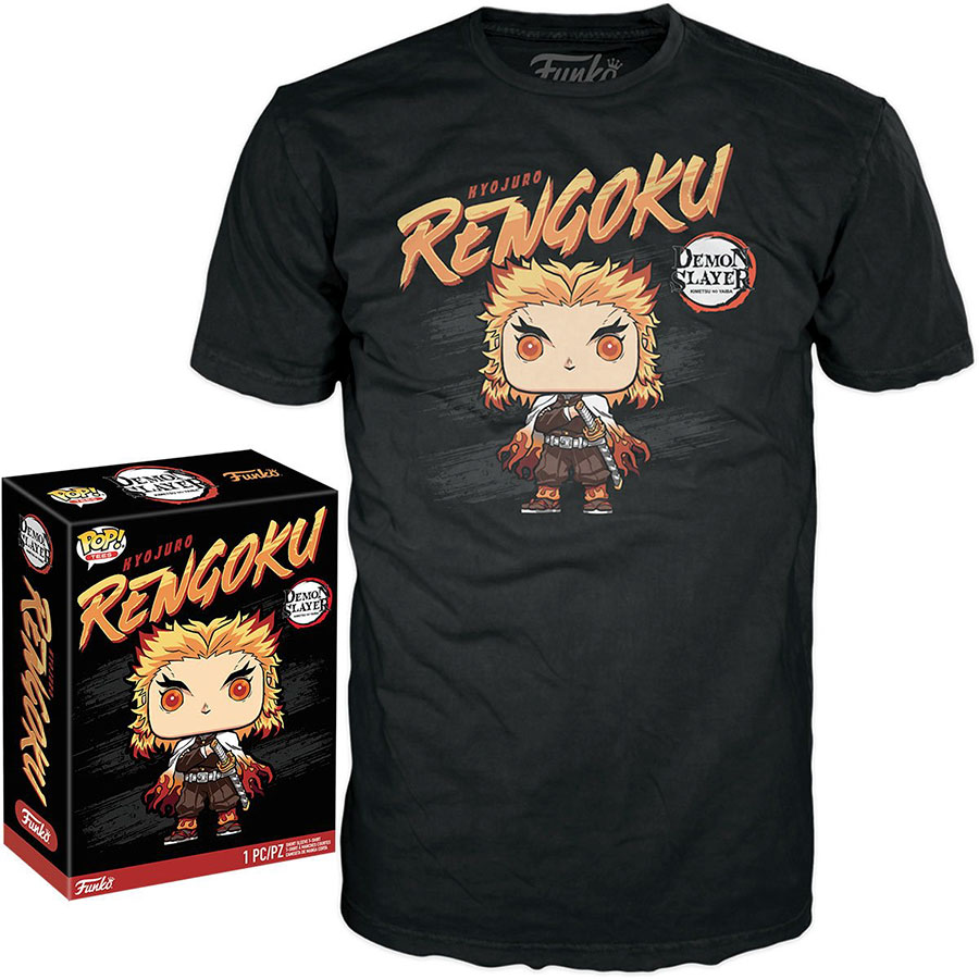 Boxed Tee Demon Slayer Kimetsu No Yaiba - Rengoku T-Shirt Large