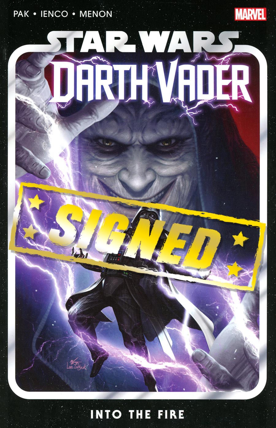 Star Wars Darth Vader By Greg Pak Vol 2 Into The Fire TP Signed By Greg Pak