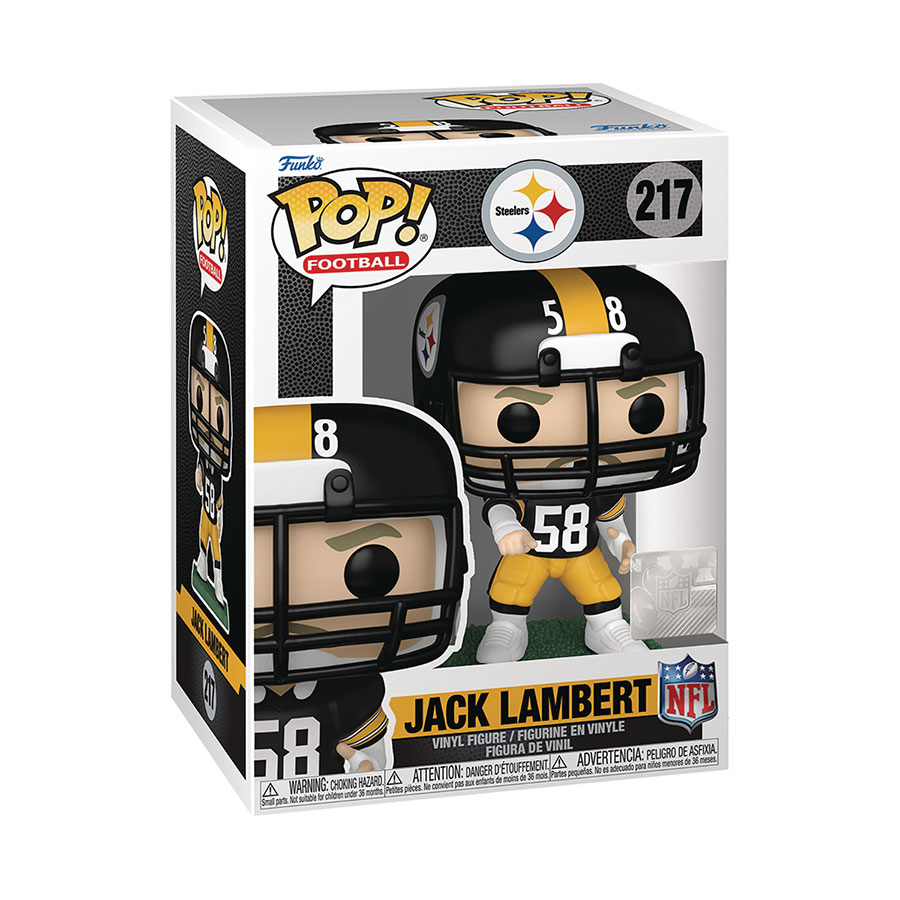 POP NFL Legends Steelers Jack Lambert Vinyl Figure