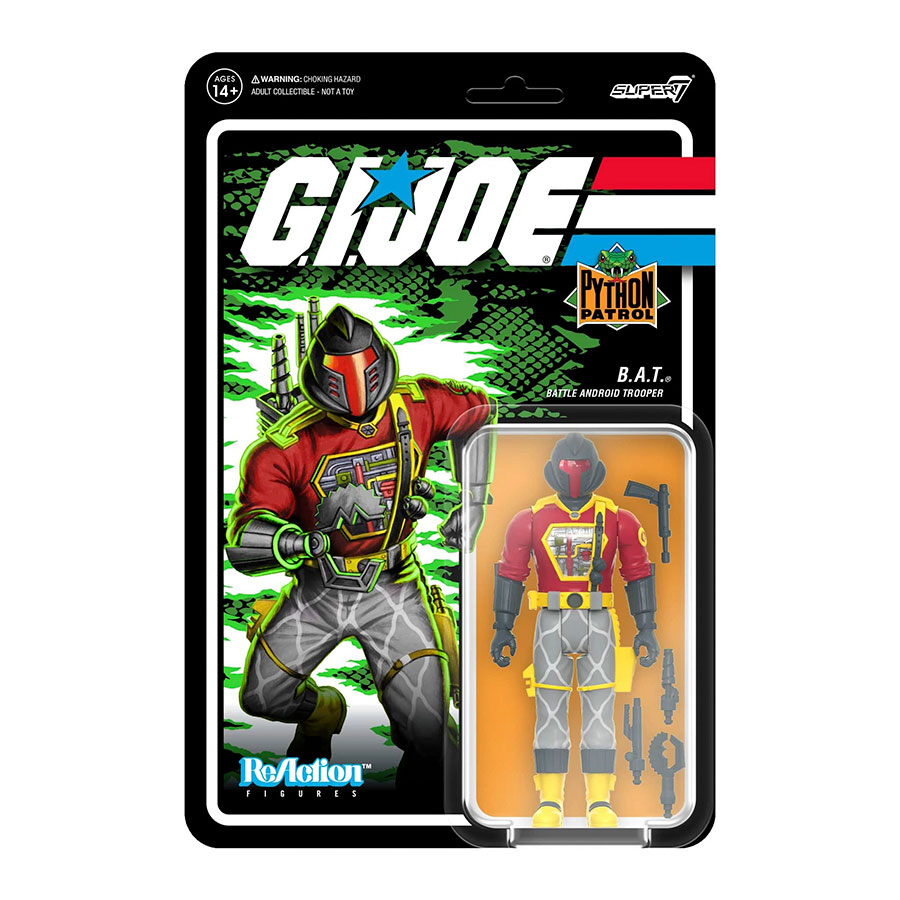 GI Joe ReAction Figure Wave 6 - Python Patrol Cobra B.A.T.
