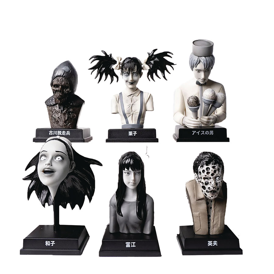 Junji Ito Statue Series 2 Blind Mystery Box 6-Piece Display