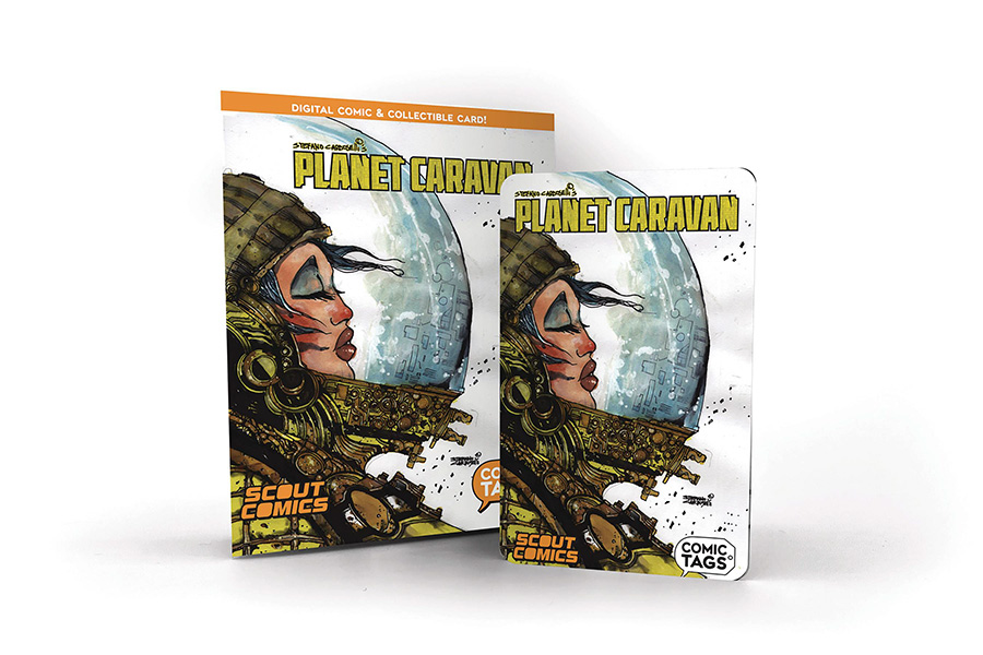 Planet Caravan TP Comic Tag Collectible Card With Digital Comic