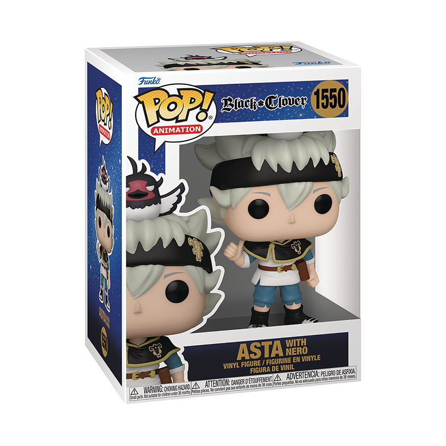 POP Animation Black Clover Asta With Nero Vinyl Figure