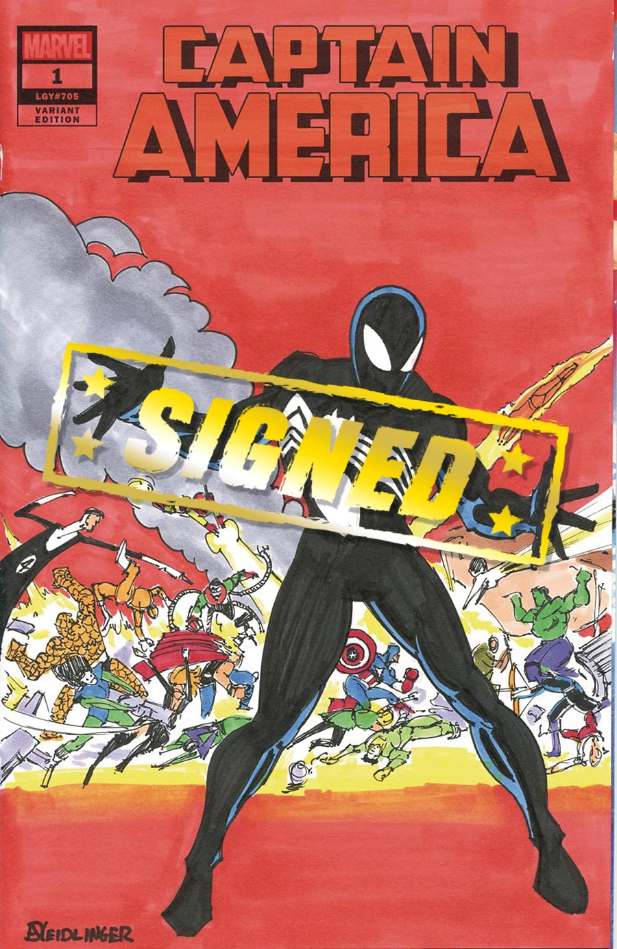 Marvel Comics Commissioned Cover Art Signed & Remarked By Dan ...