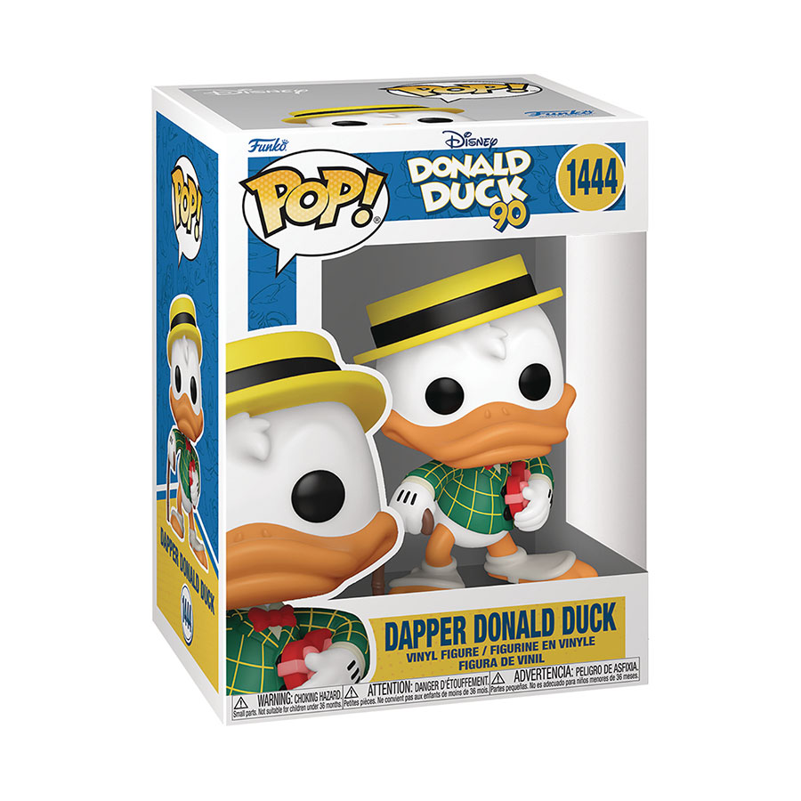 POP Disney Donald Duck 90th Anniversary Dapper Donald Duck Vinyl Figure