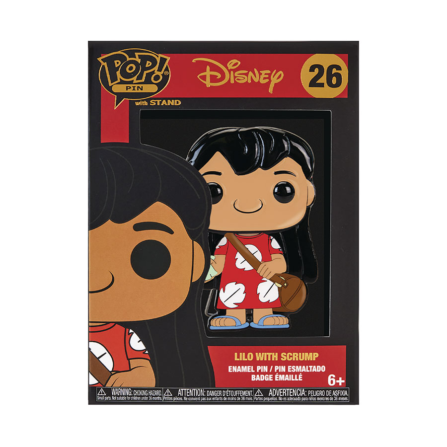 Loungefly POP Pin Disney Lilo & Stitch Pin - Lilo With Scrump