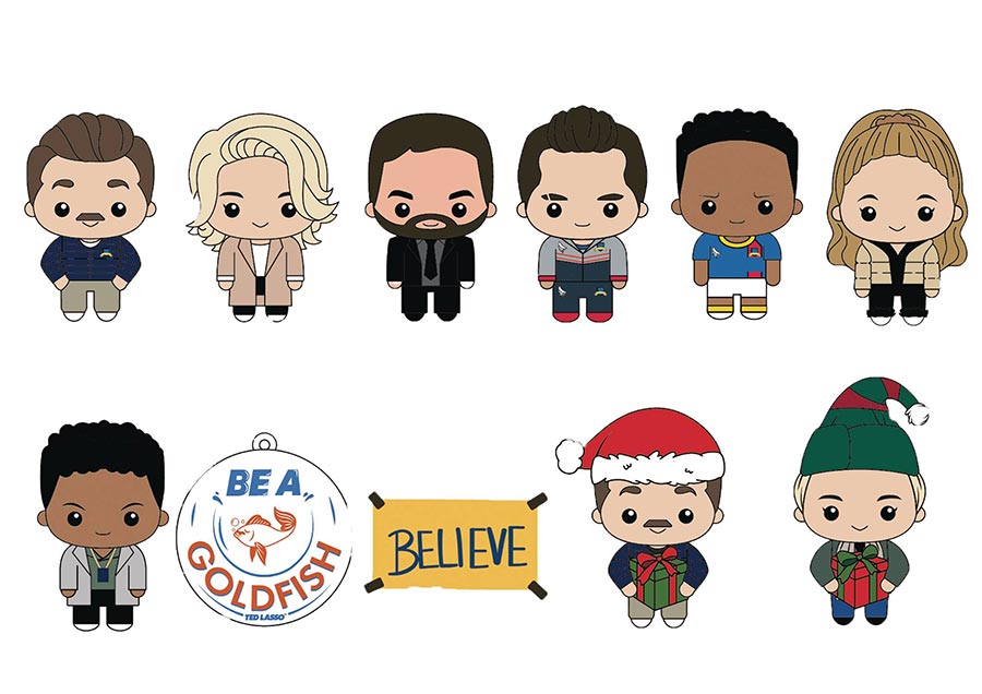 Ted Lasso 3D Foam Bag Clip Blind Mystery Box