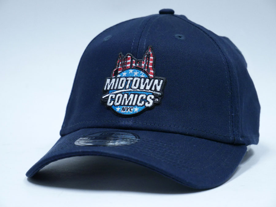 Midtown Comics Flag Logo Mens Deep Navy Buckle Strap Cap Powered By New Era
