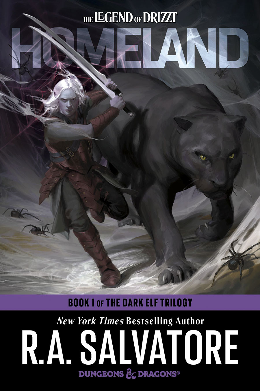 Legend Of Drizzt Homeland Dungeons & Dragons Book 1 Of The Dark Elf ...