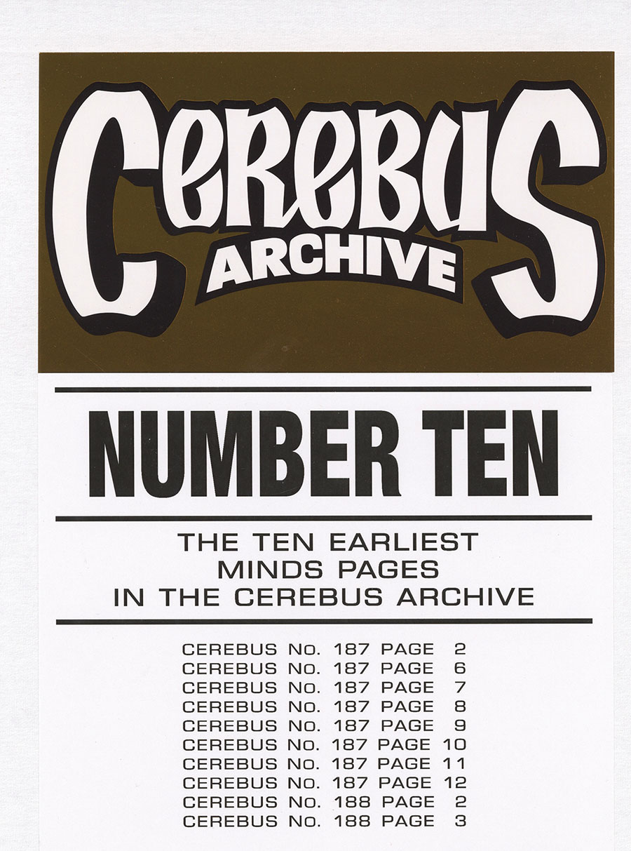 Cerebus Archive Artists Edition Vol 10 TP