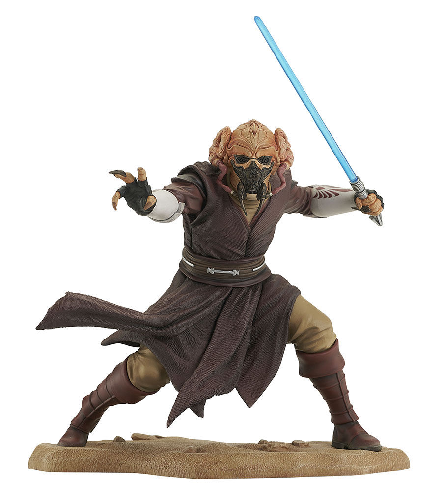 Star Wars Premier Collection Attack Of The Clones Plo Koon 1/7 Scale Statue