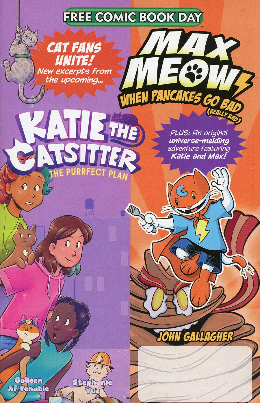 Katie The Catsitter x Max Meow Mash-Up #1 FCBD 2024