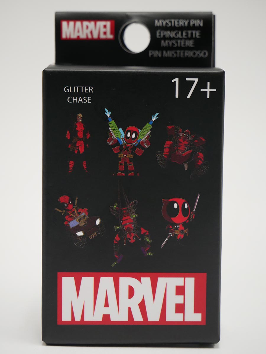 Loungefly Deadpool Blind Pin Display