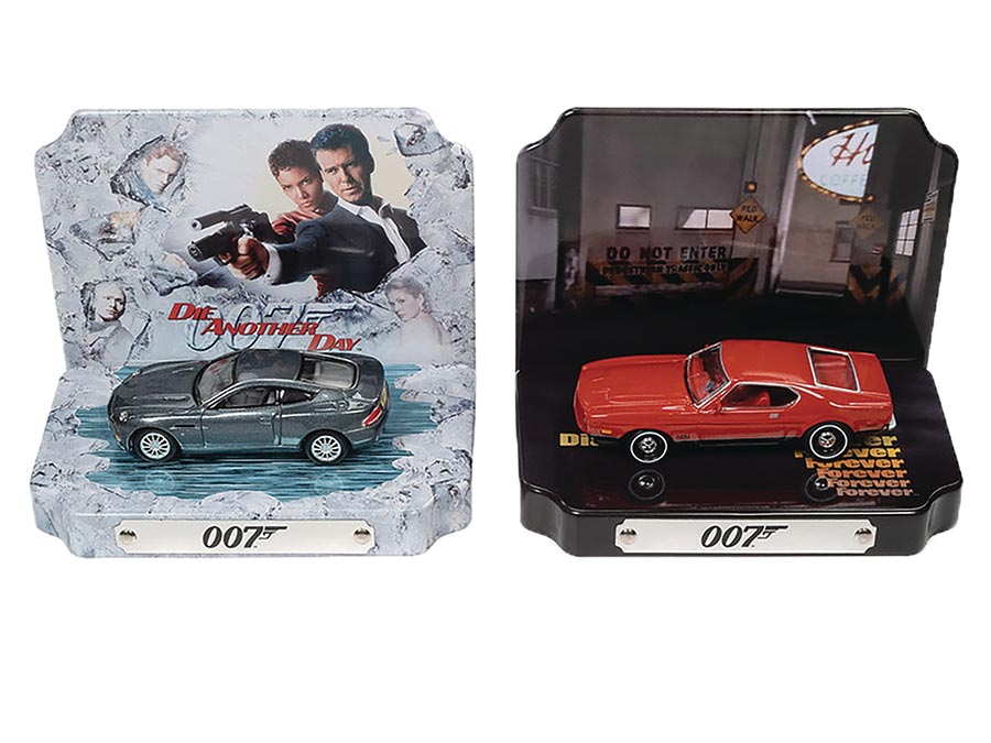 Johnny Lightning Silver Screen Bond Diorama 1/64 Scale Die-Cast Inner ...