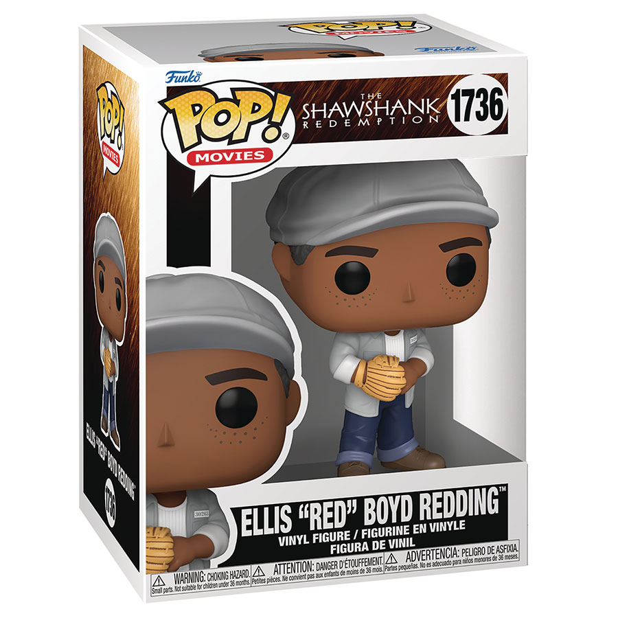 POP Movies Shawshank Redemption Ellis Red Boyd Redding Vinyl Figure