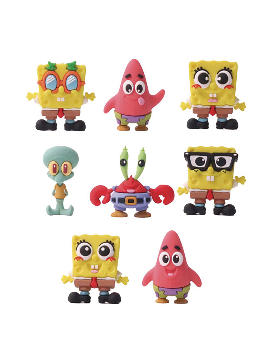 SpongeBob SquarePants 3D Buddies Capsule Figure Blind Mystery Box 20 ...
