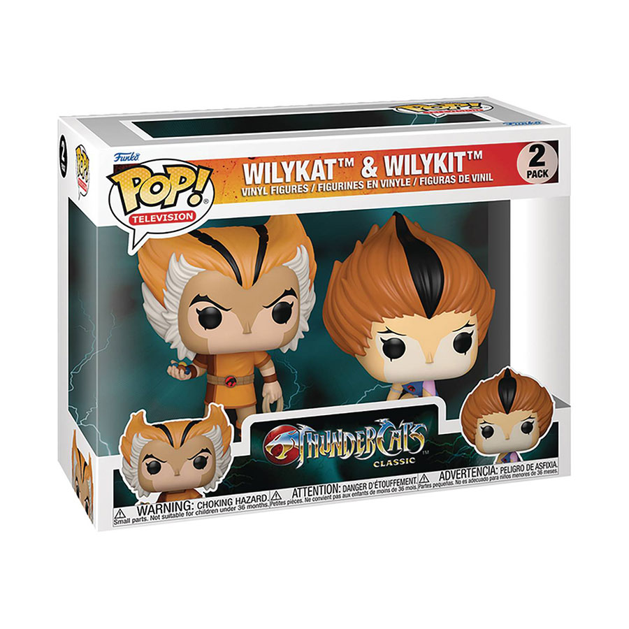 POP Animation Thundercats Wilykat & Wilykit 2-Pack Vinyl Figure