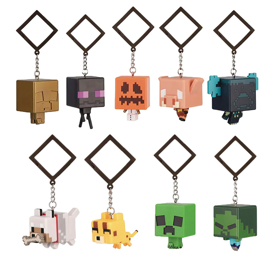 Minecraft Backpack Buddies Blind Mystery Box 24-Piece Display