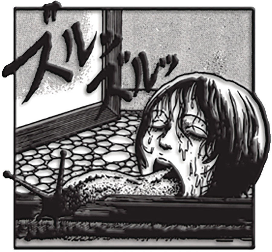 Junji Ito Enamel Pin Badge - Slug Girl