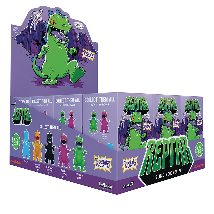 Rugrats ReAction Figure Wave 1 Reptar Blind Mystery Box