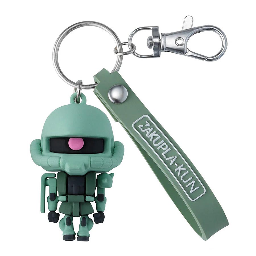 Gundam 3D Rubber Mascot Keychain - Box Of 12 - Zakupla-Kun