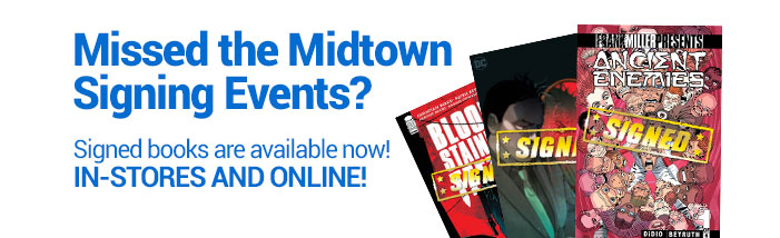 Signed at Midtown Comics