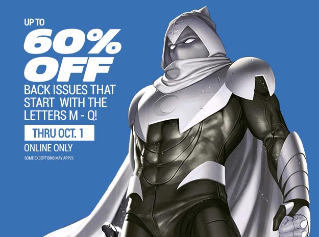 Up to 60% off back issues M-Q